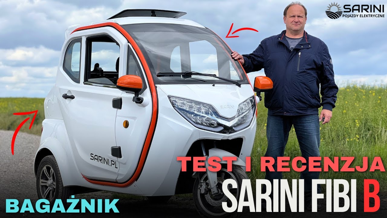 SARINI FIBI B: POJAZD BEZ PRAWA JAZDY Z BAGAŻNIKIEM! JEDYNY W POLSCE ...