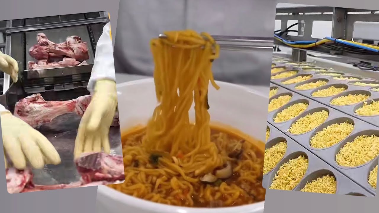 HOW IT’S MADE? chinese noodles, instant noodles complete manufacturing ...