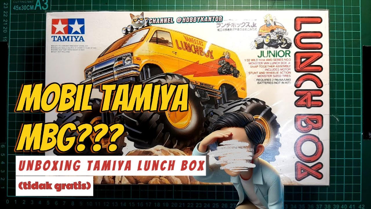 Tamiya Mobil MBG!!! Lunch Box Big Foot - YouTube