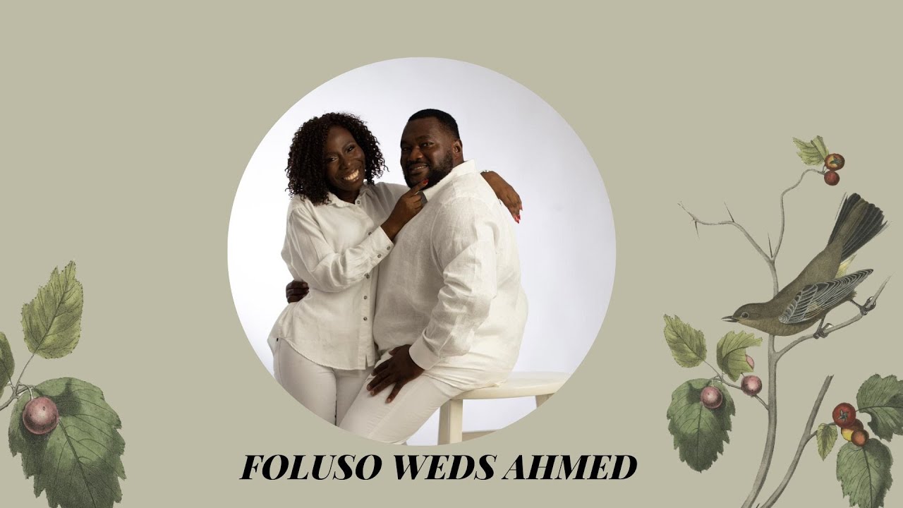 MARRIAGE VOW BETWEEN FOLUSO AND AHMED - YouTube