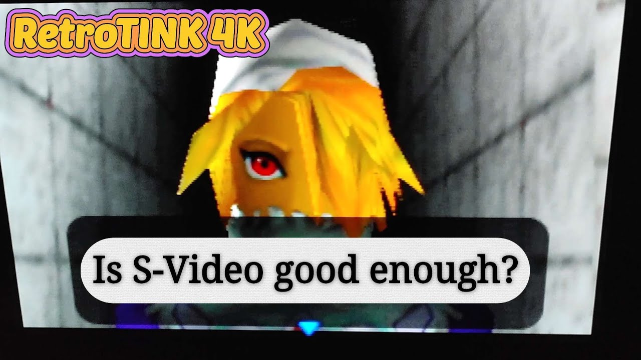 RetroTINK 4K - N64 S-Video Vs. RGB! Plus CRT and Composite Comparisons ...