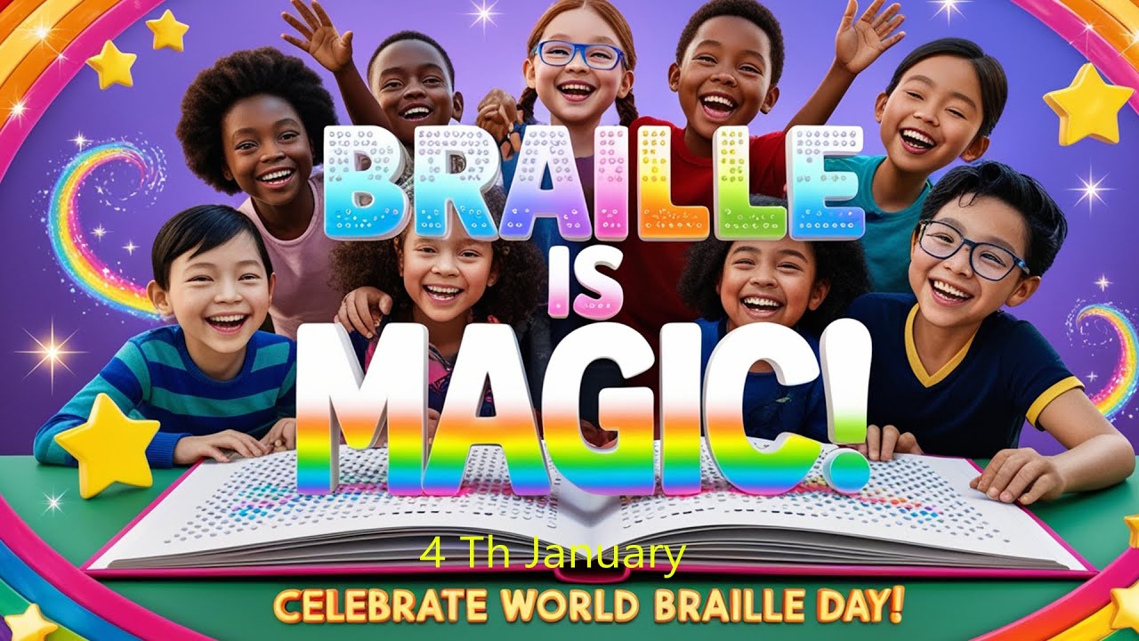 World Braille Day Song for Kids | Learn About Braille with Fun & Music ...