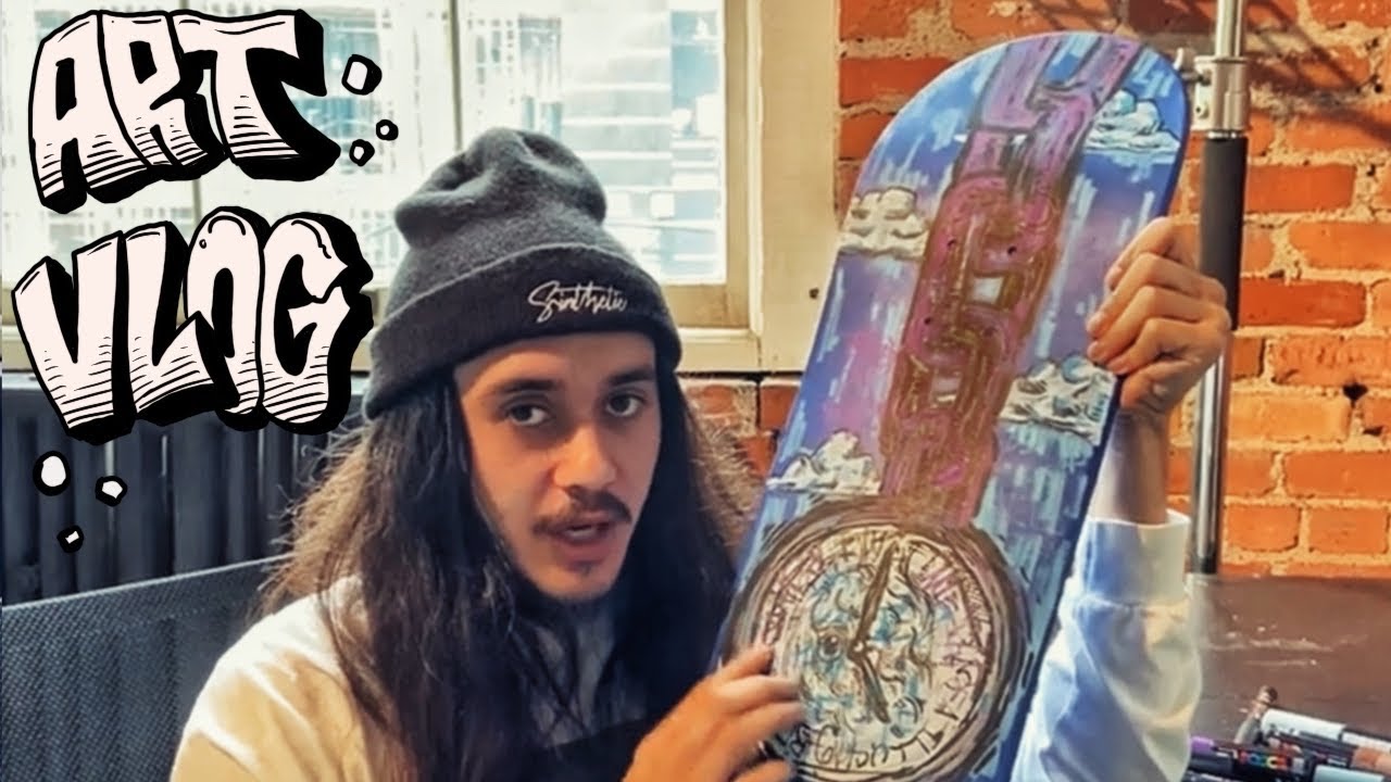 Art Vlog | New Studio, Big Paintings + Artist Lifestyle - YouTube