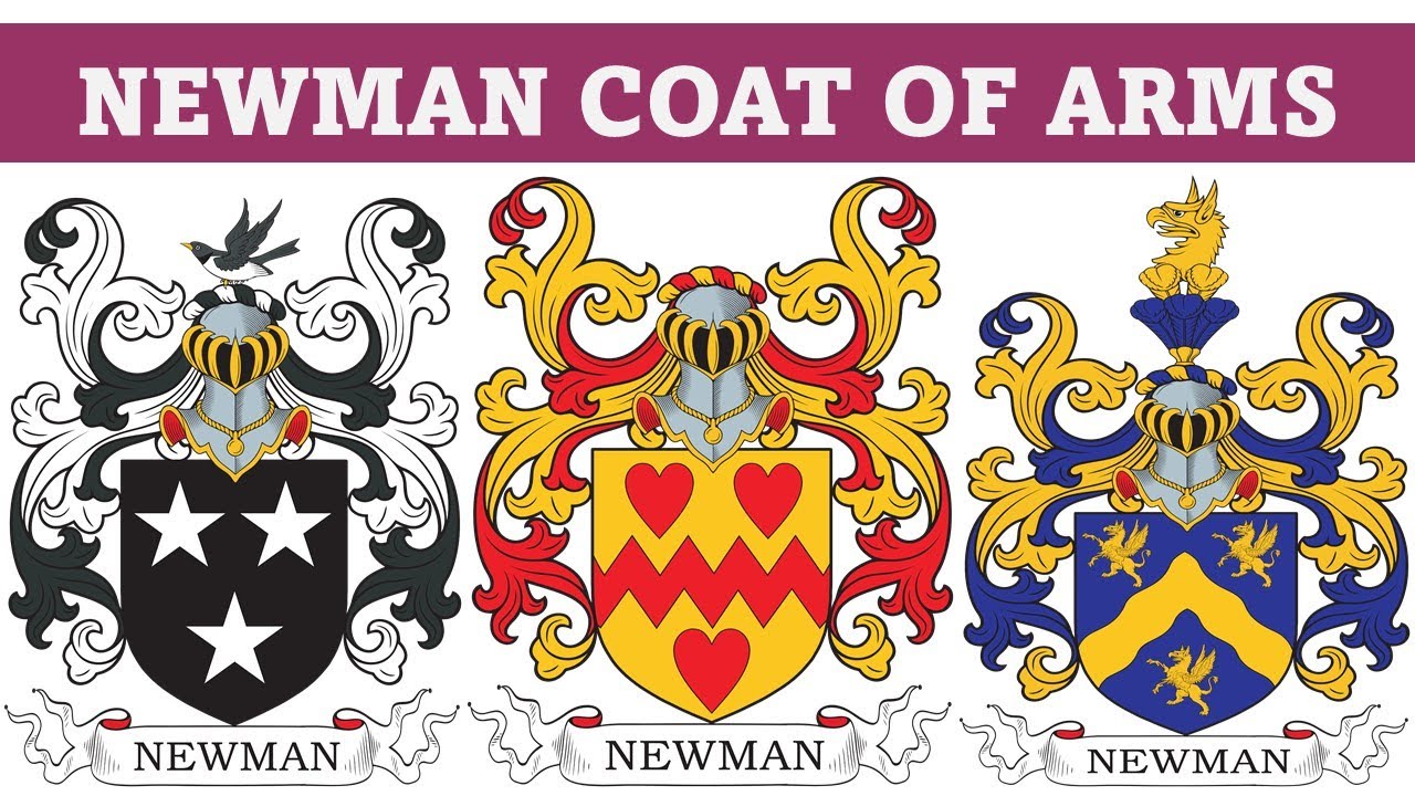 Newman Coat of Arms & Family Crest - Symbols, Bearers, History - YouTube