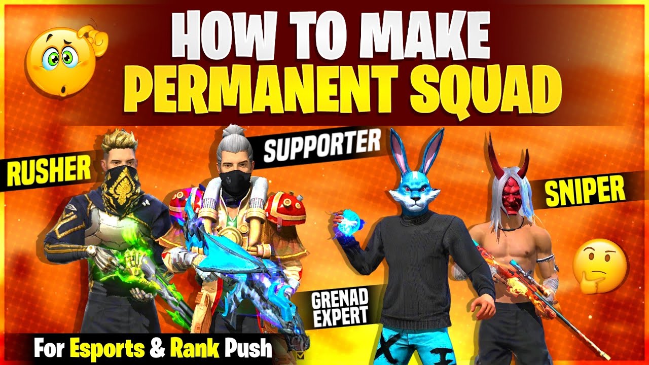 How To Make A Permanent Squad For Esports And Rank Push - Garena Free ...