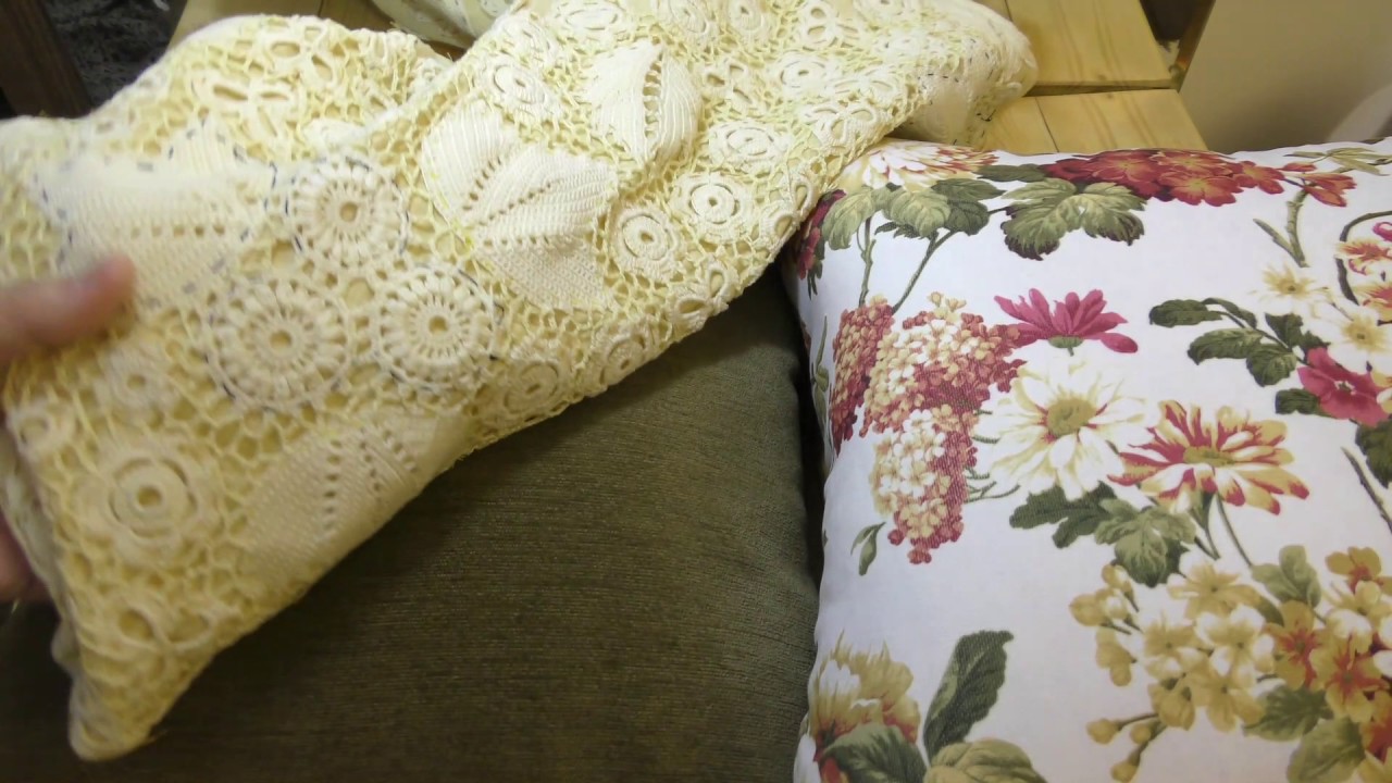 irregular filling in Irish crochet lace - YouTube