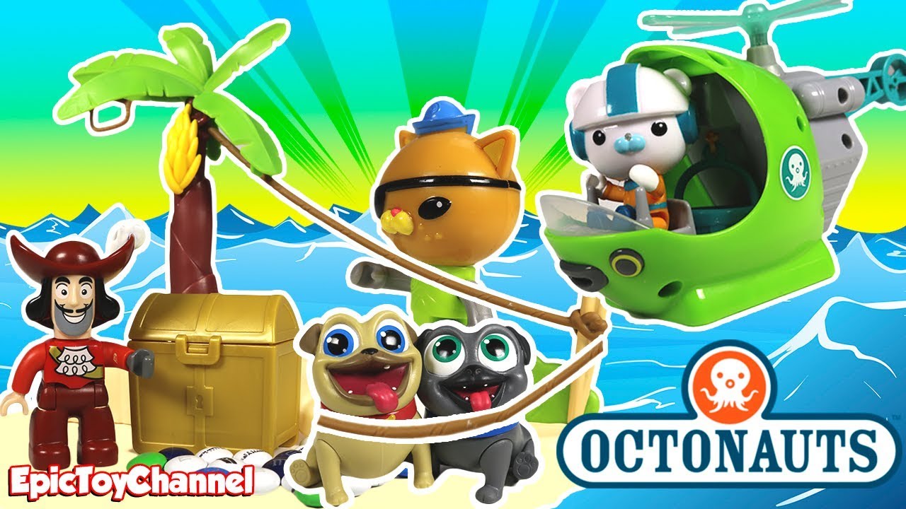 OCTONAUTS Disney Junior Rescue Disney Puppy Dog Pals from Captain Hook ...