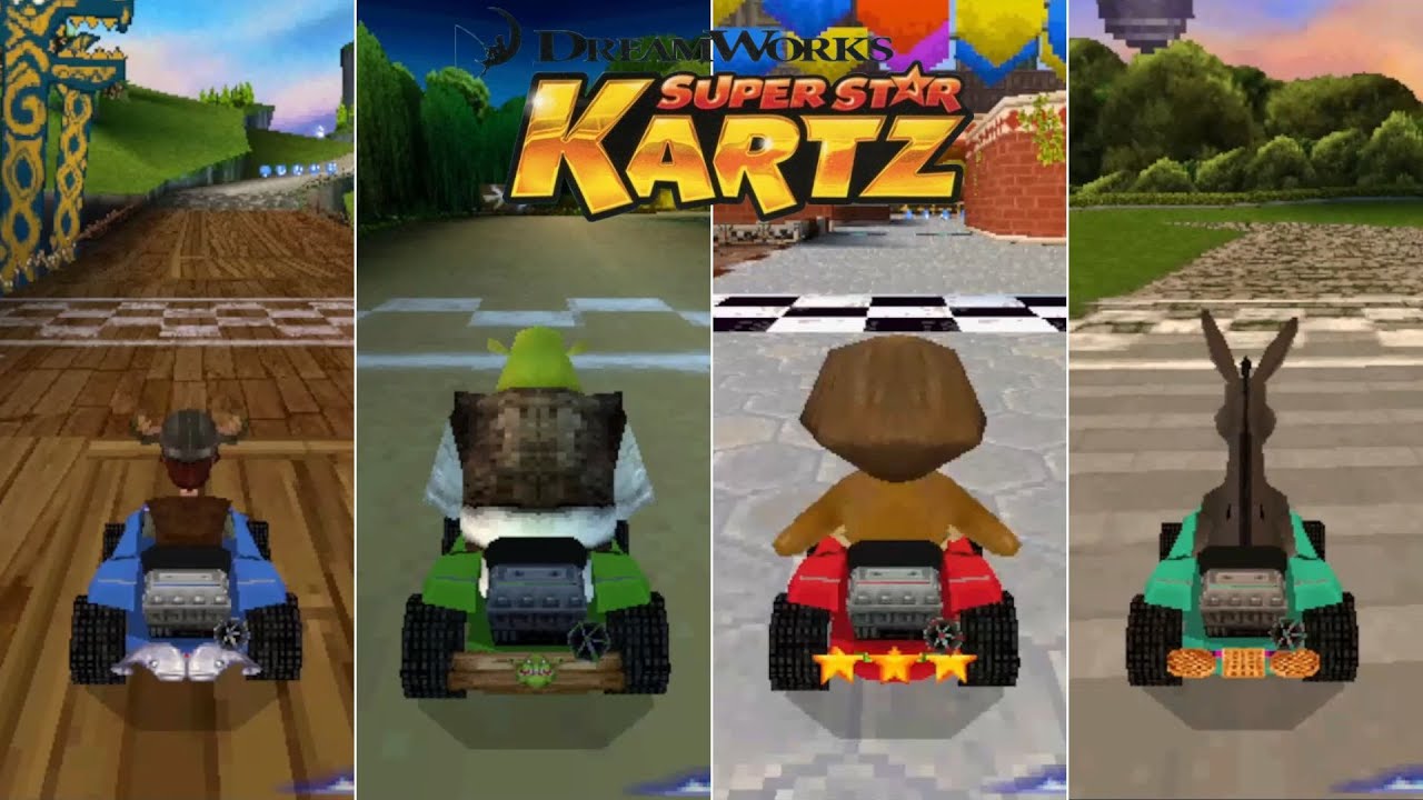 DreamWorks Super Star Kartz DS // Full Walkthrough (Championship) - All ...