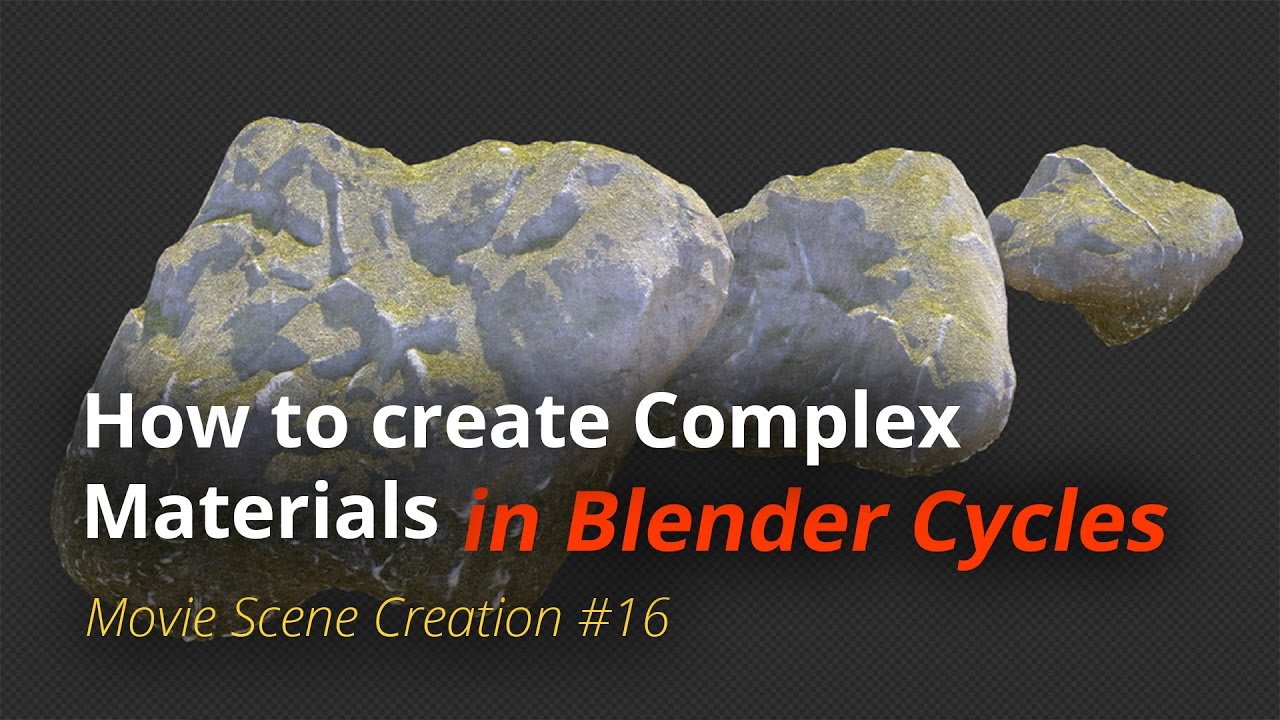 MSC #16 - How to create Complex Materials in Cycles (Blender Tutorial ...