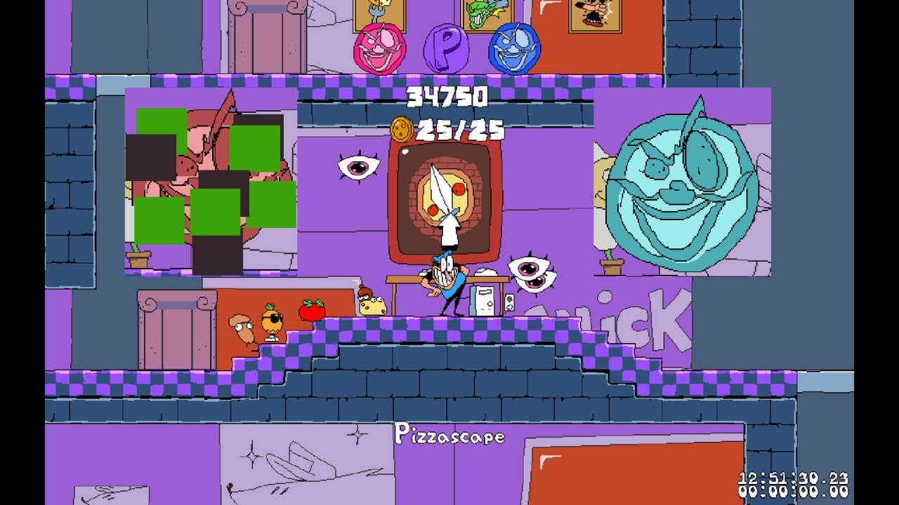 Pizza Tower '19 Plus:SAGE 2024 Demo Pizzascape Lap 3 (Hardmode ...