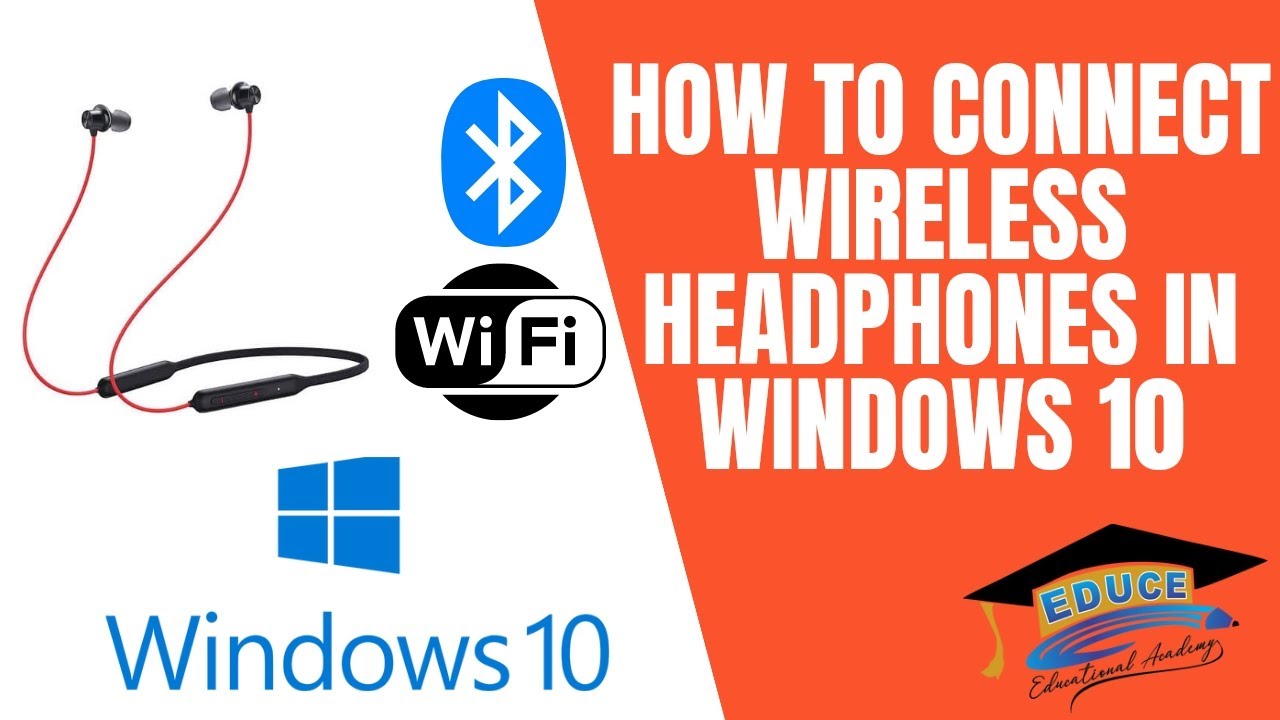 How to connect wireless headphones with pc (windows 10) - YouTube