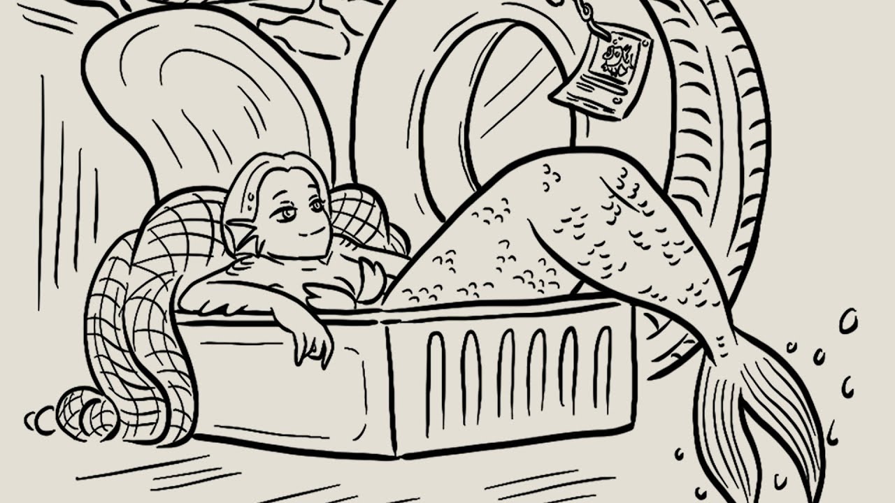 The Trash Mermaid | Animation [Inktober 2021] - YouTube