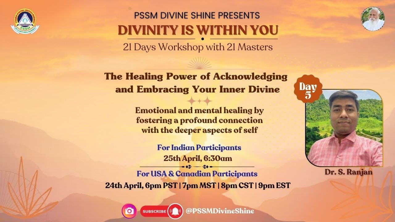 Healing Power of Acknowledging & Embracing Your Inner Divine: By -Dr. S ...