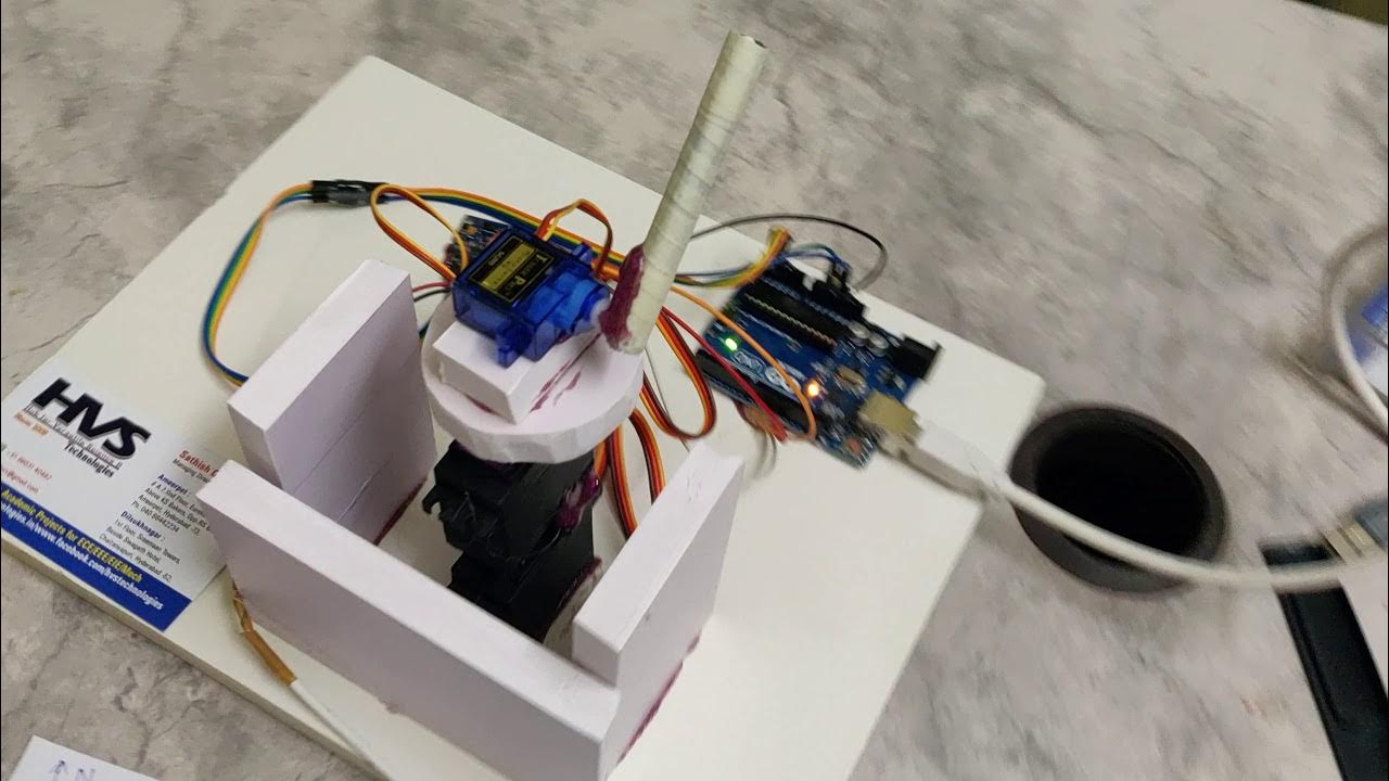 Turret Gun position control using Arduino Gy511 Digital compass module - YouTube