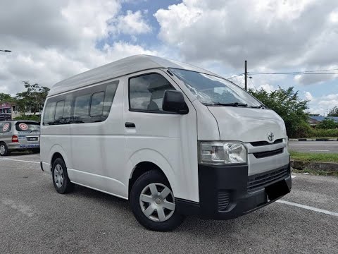 JQW4386 TOYOTA HIACE WINDOW VAN 2.7MT 2015TH - YouTube