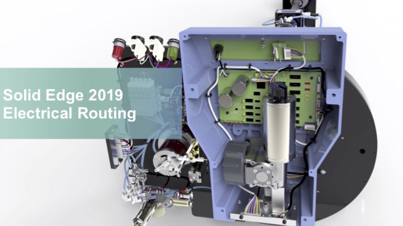 Solid Edge Enrutado Eléctrico – Electrical Routing - YouTube