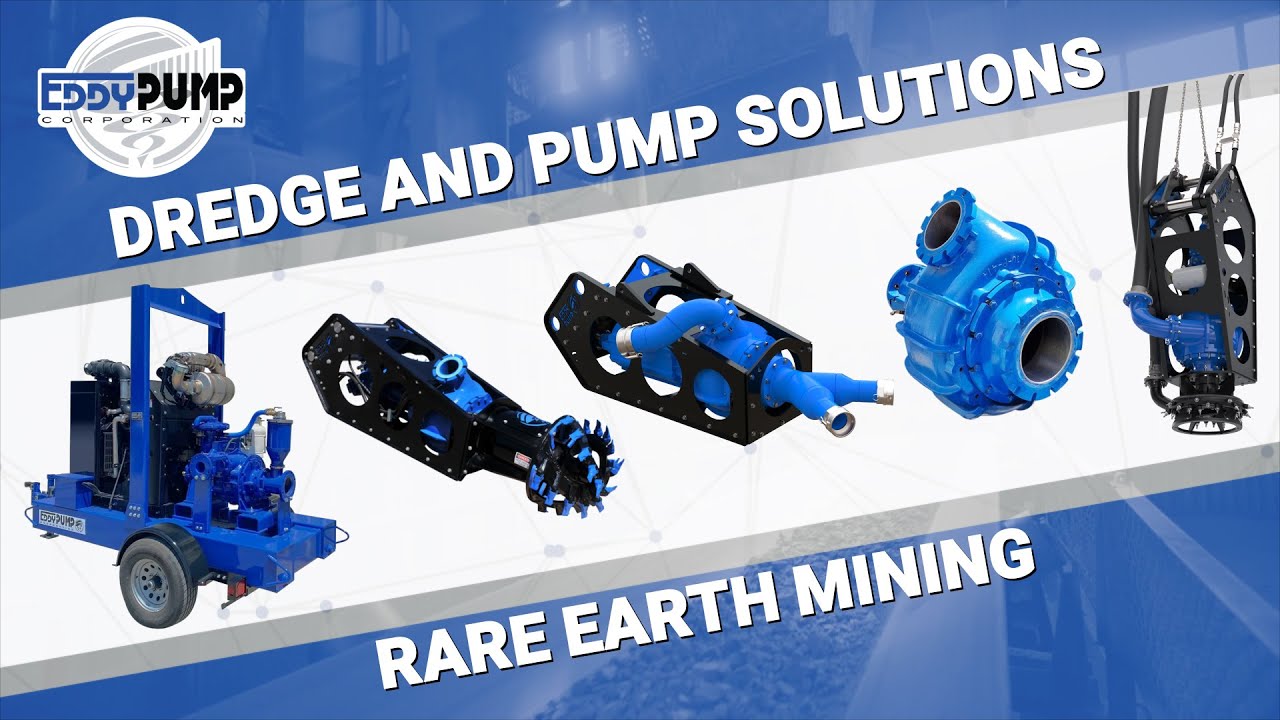 EDDY Pump - Rare Earth Mining - Dredge and Pump Solutions - YouTube