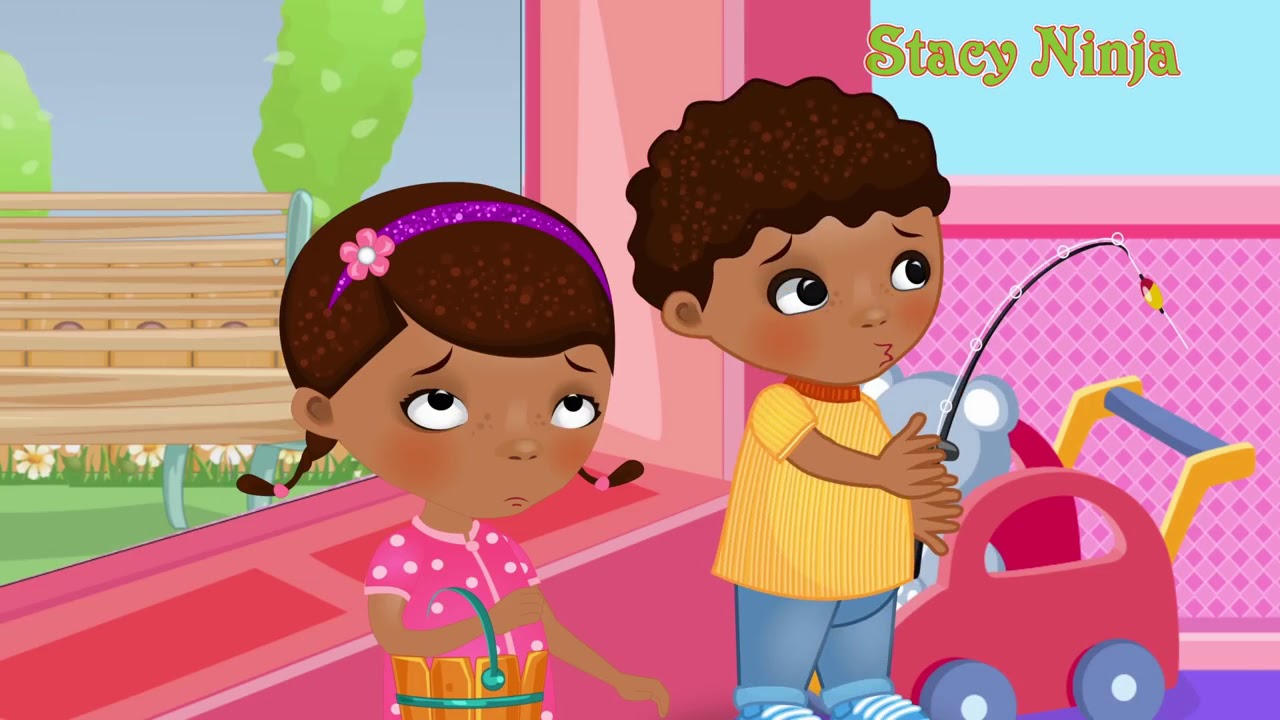 Doc McStuffins Babies Learn Colors Funny Story 💗 The Muffin Man & Count ...