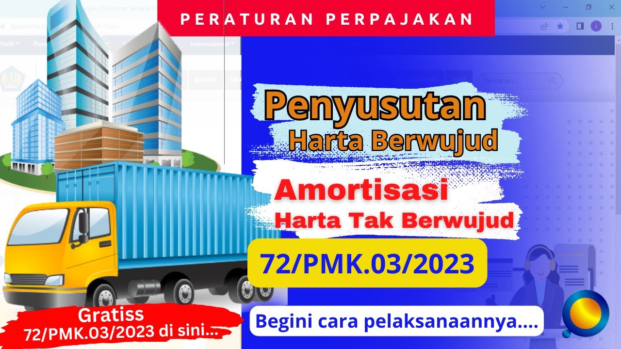 PMK 72 TAHUN 2023 Penyusutan Harta Berwujud dan Amortisasi Harta Tidak ...