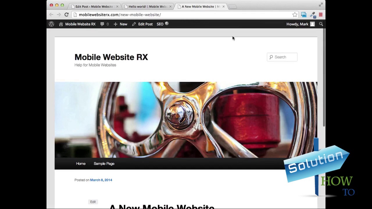 How to Adding Pages and Posts in WordPress 8 out of 11 - YouTube