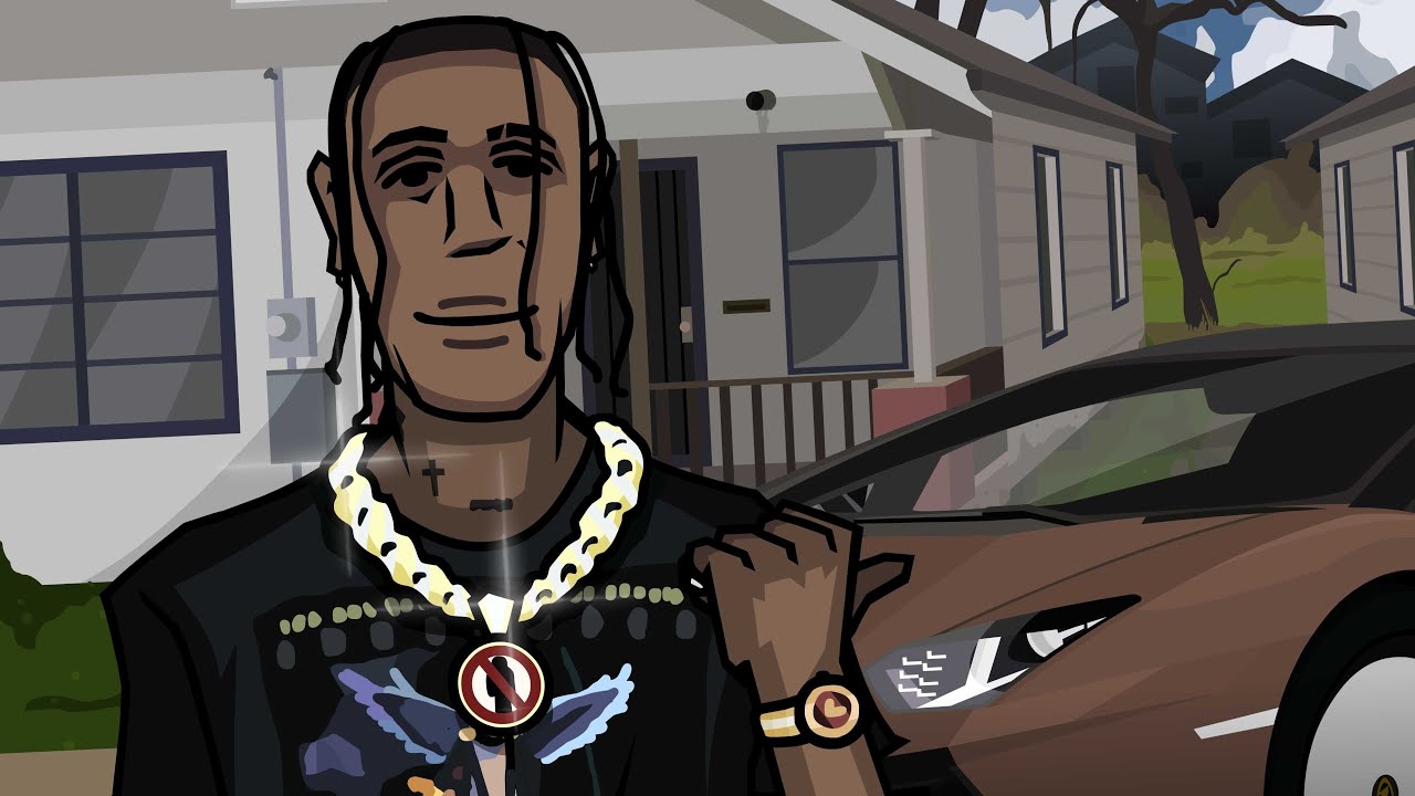Travis Scott - Beibs in the trap ANIMATED - YouTube