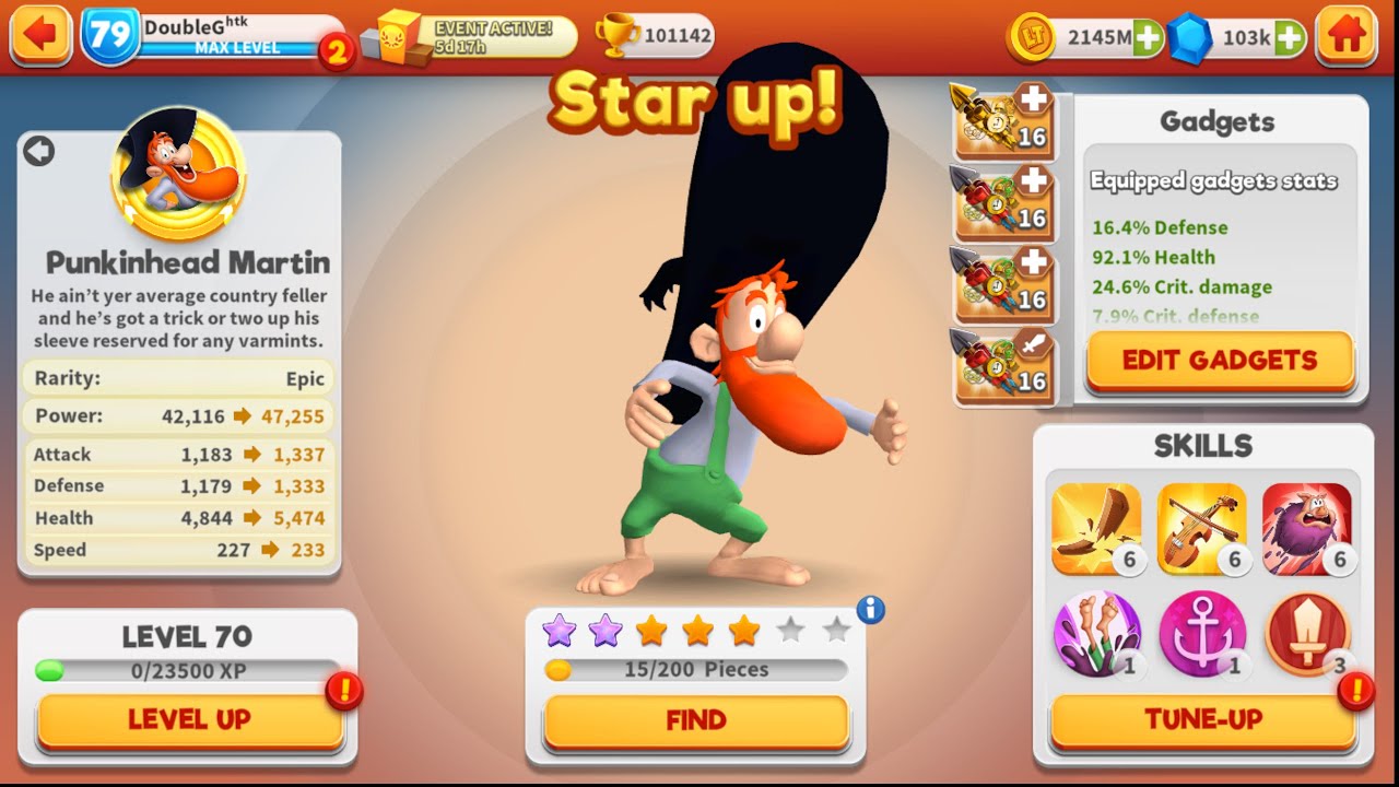 Punkinhead Martin: Day 2, Punkin Patch Acts 2 & 3, and Arenas | Looney ...