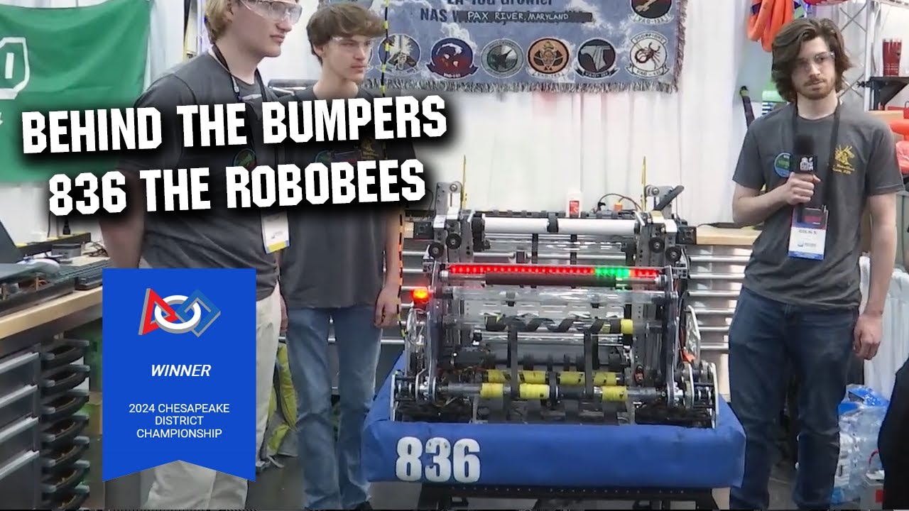836 The RoboBees | Behind the Bumpers | FRC CRESCENDO Robot - YouTube