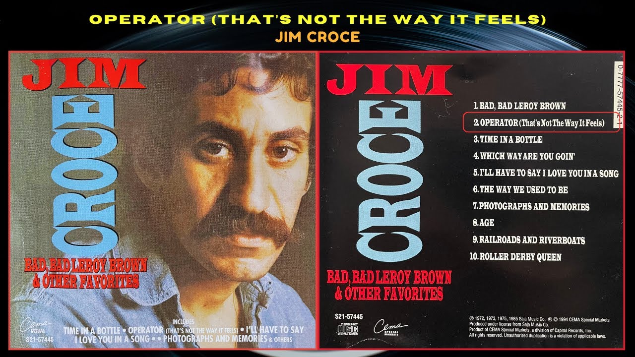 Operator (That's Not The Way It Feels) - Jim Croce - YouTube