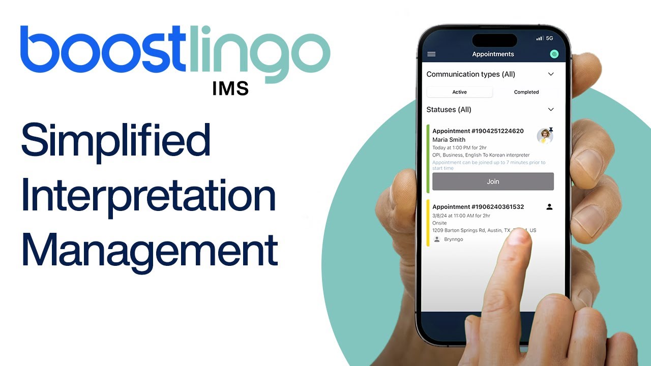 Boostlingo IMS: Simplified Interpretation Management - YouTube