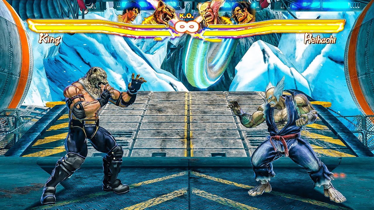 Street Fighter X Tekken | King & Law vs Heihachi & Hugo | PC Gameplay ...