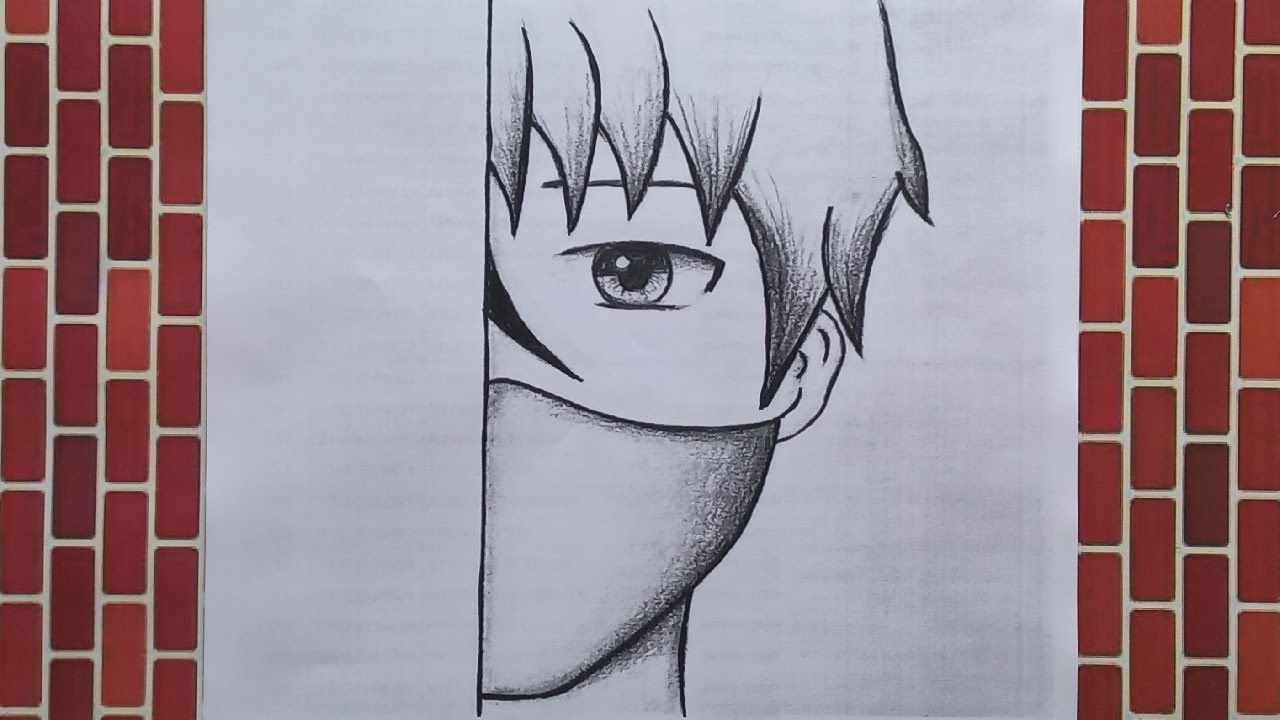 How to draw anime step by step / Easy anime drawing - YouTube