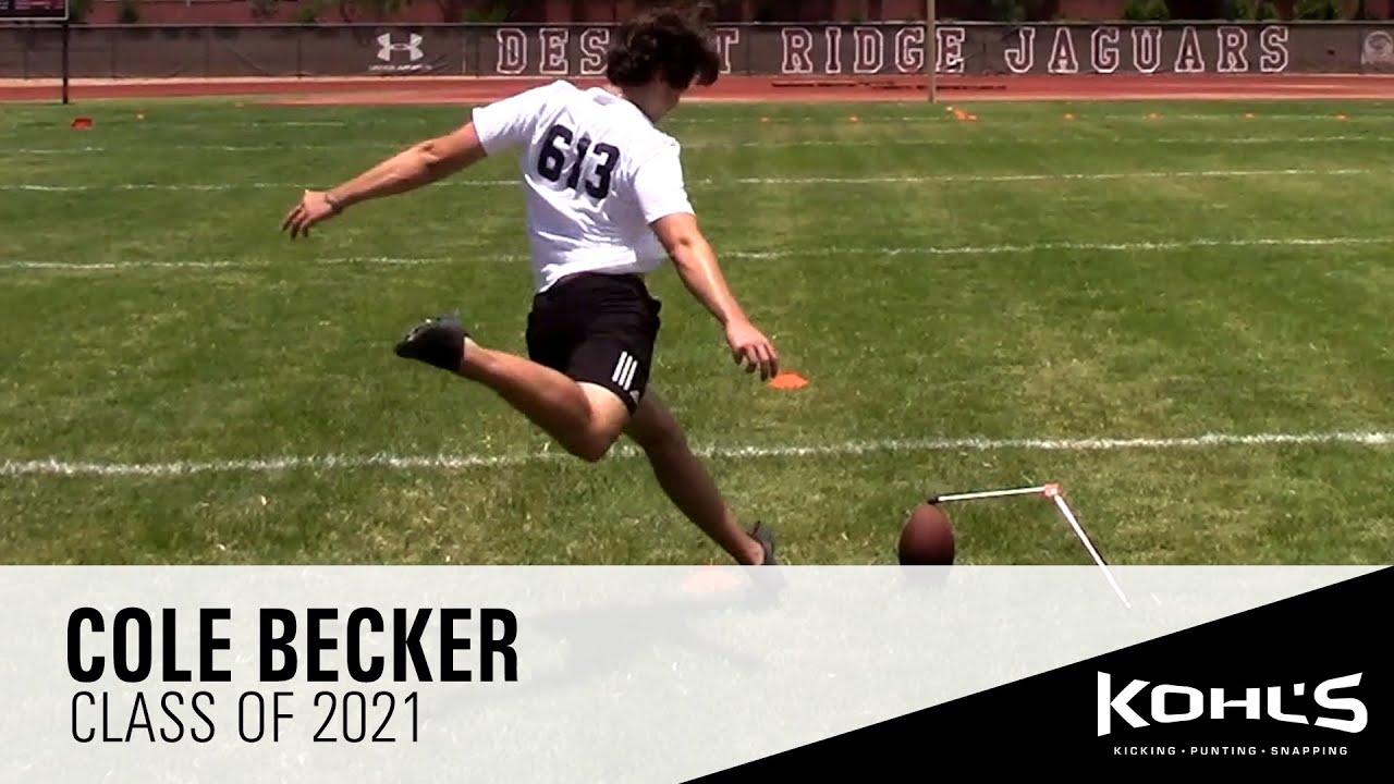 #1 Ranked Kicker in America // Cole Becker // Class of 2021 - YouTube