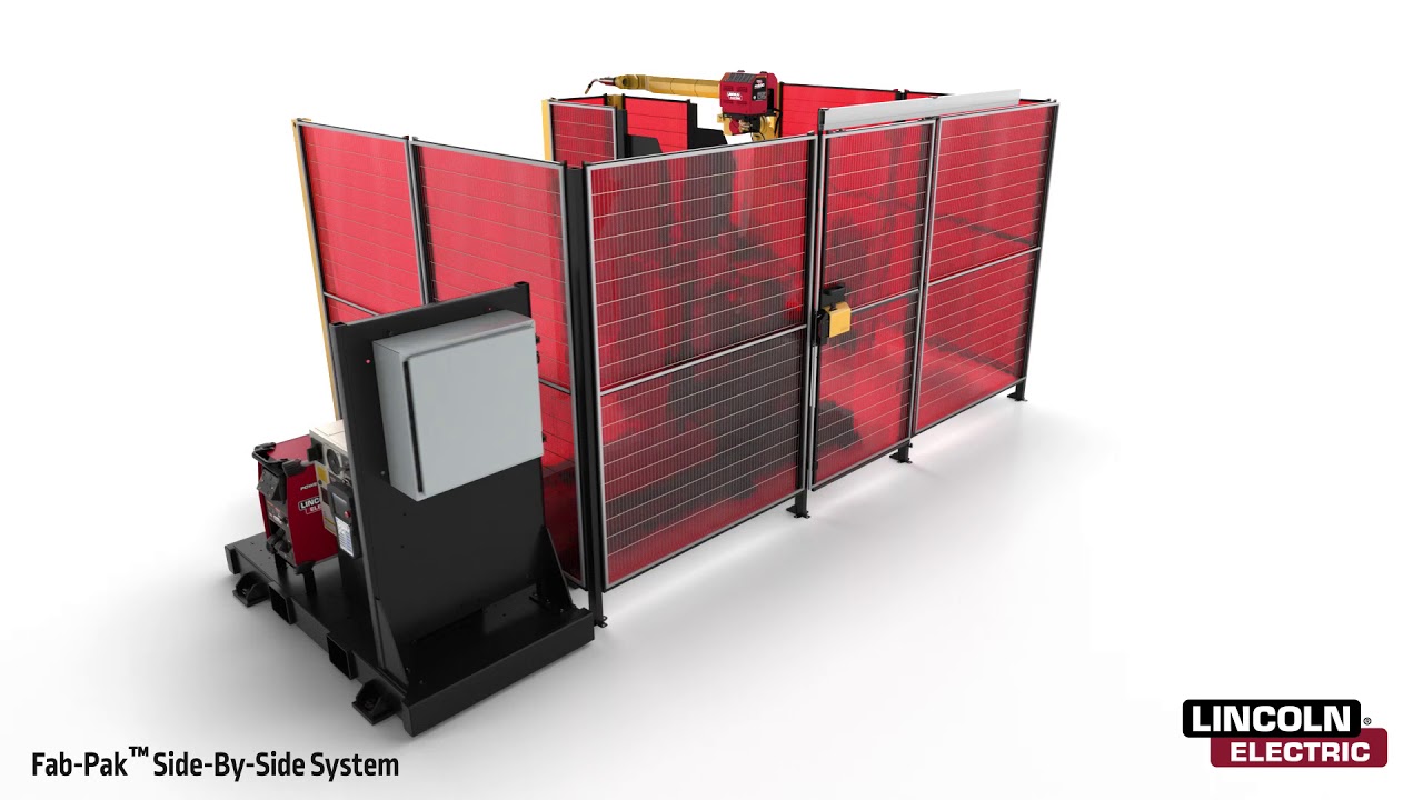 Fab-Pak FHS S2S Robotic Welding Cell - YouTube