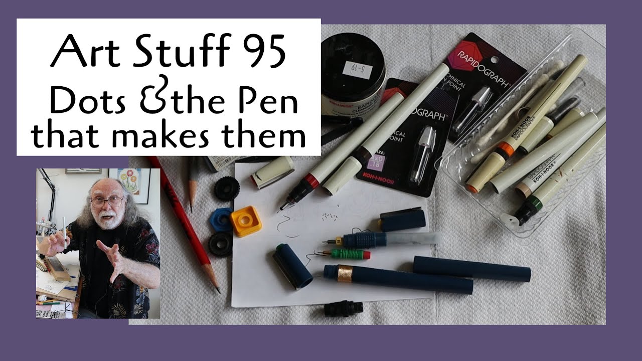 Art Stuff 95– Dots and the Pen that makes them! - YouTube