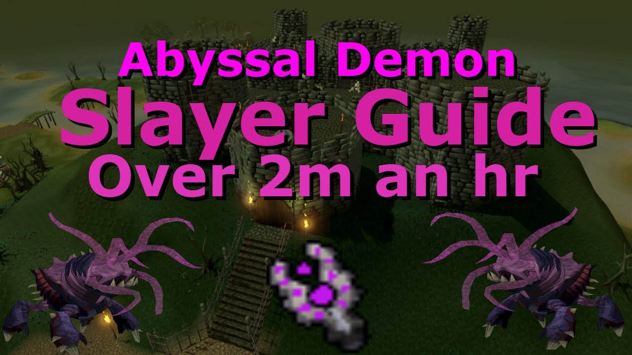 Runescape 3: Abyssal Demon Guide 2020 More than 2m an hour - YouTube