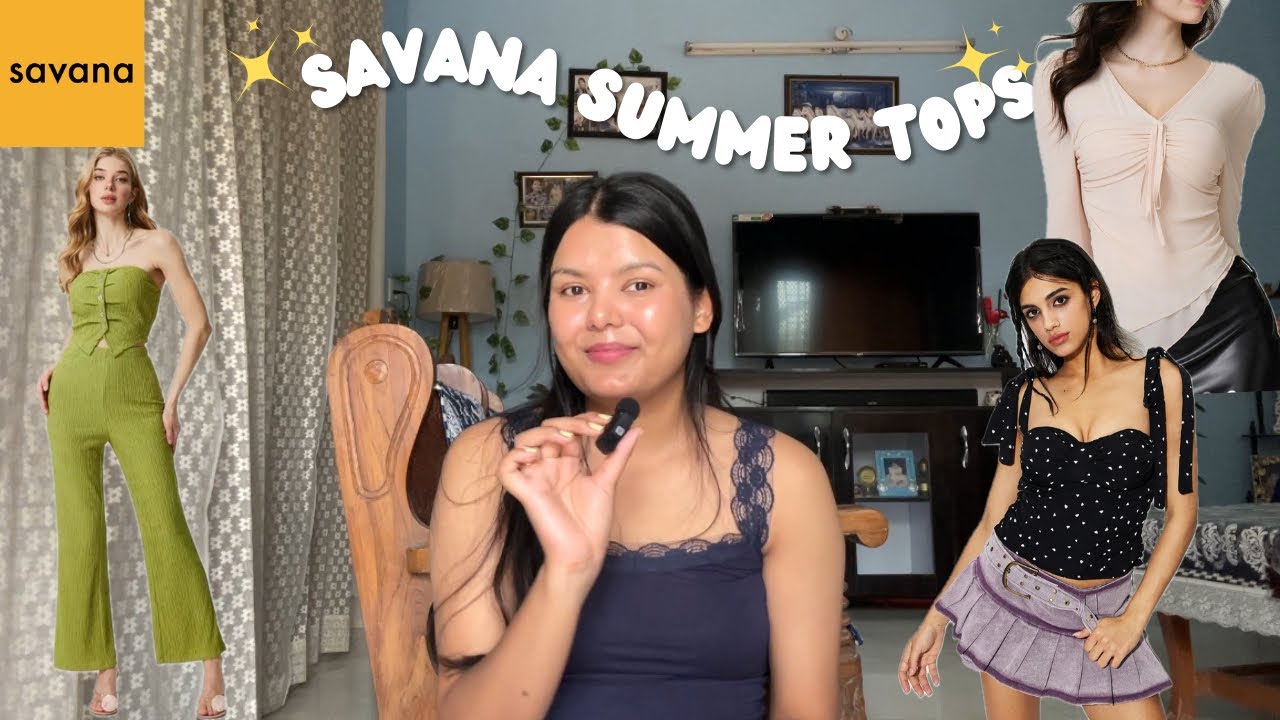 Savana Summer Tops Haul TryOn Haul - YouTube