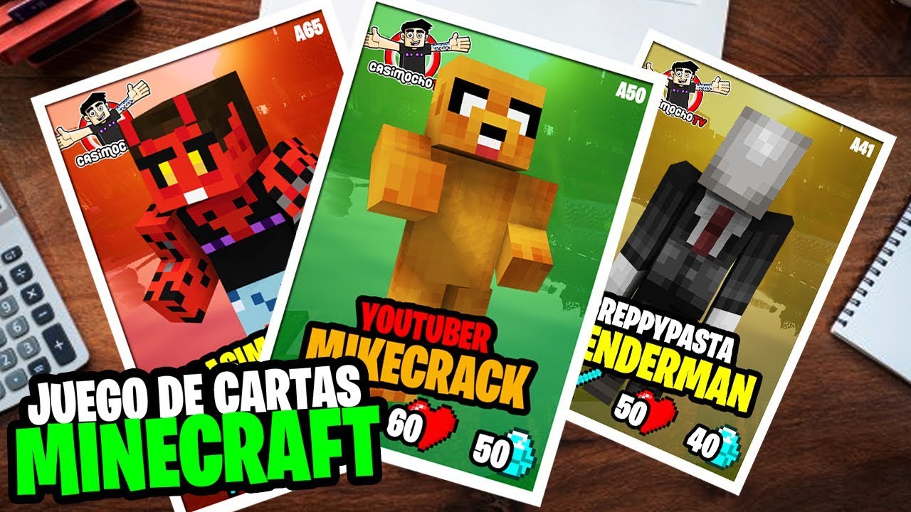 ME TOCO MIKECRACK!! - JUEGO DE CARTAS MINECRAFT + ROLEPLAY - YouTube