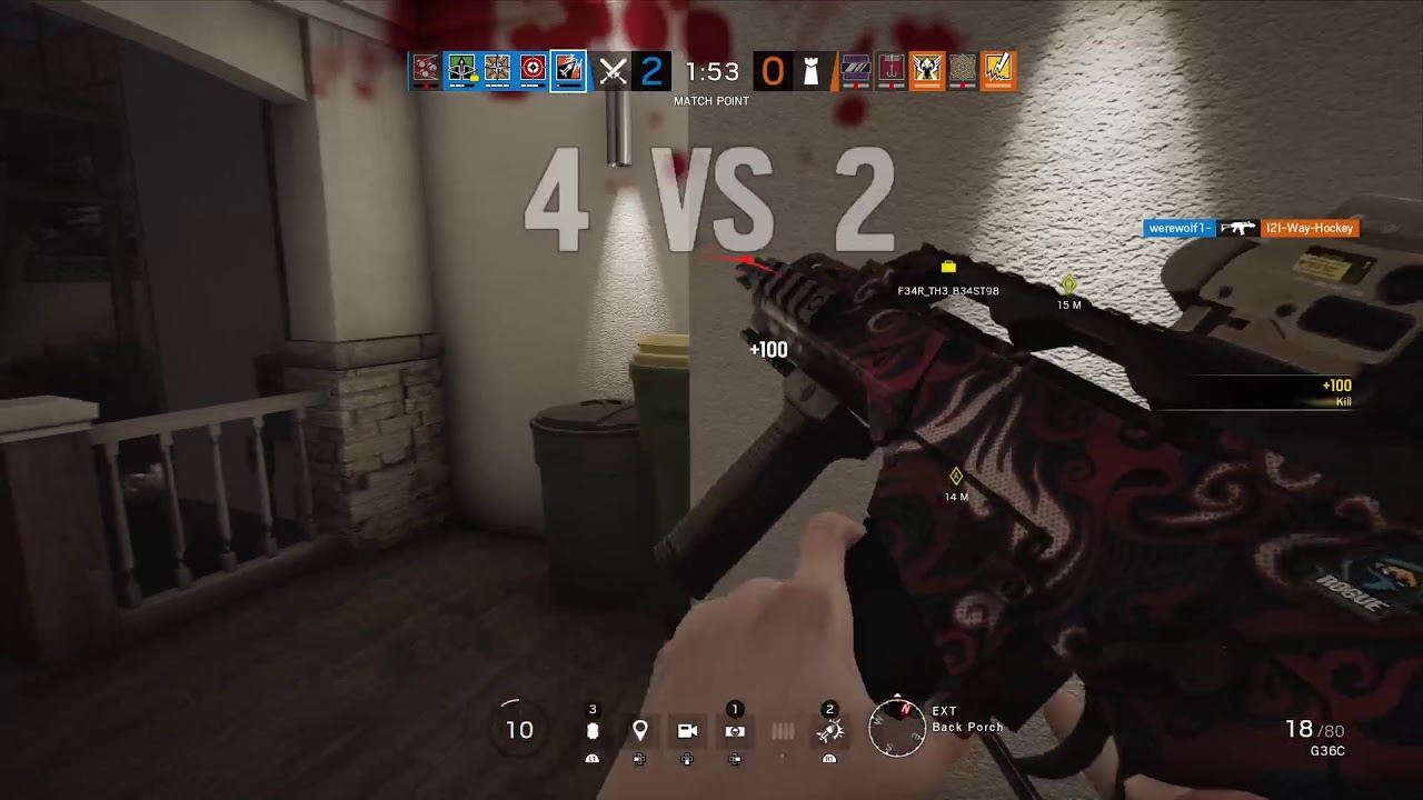 Ash 4k with the G36C(Rainbow Six Siege Gameplay) - YouTube