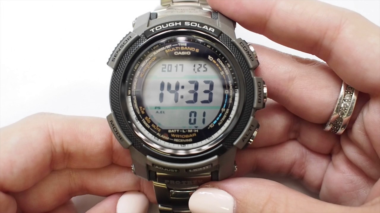 Обзор часов Casio Pro Trek PRW-2000 - YouTube
