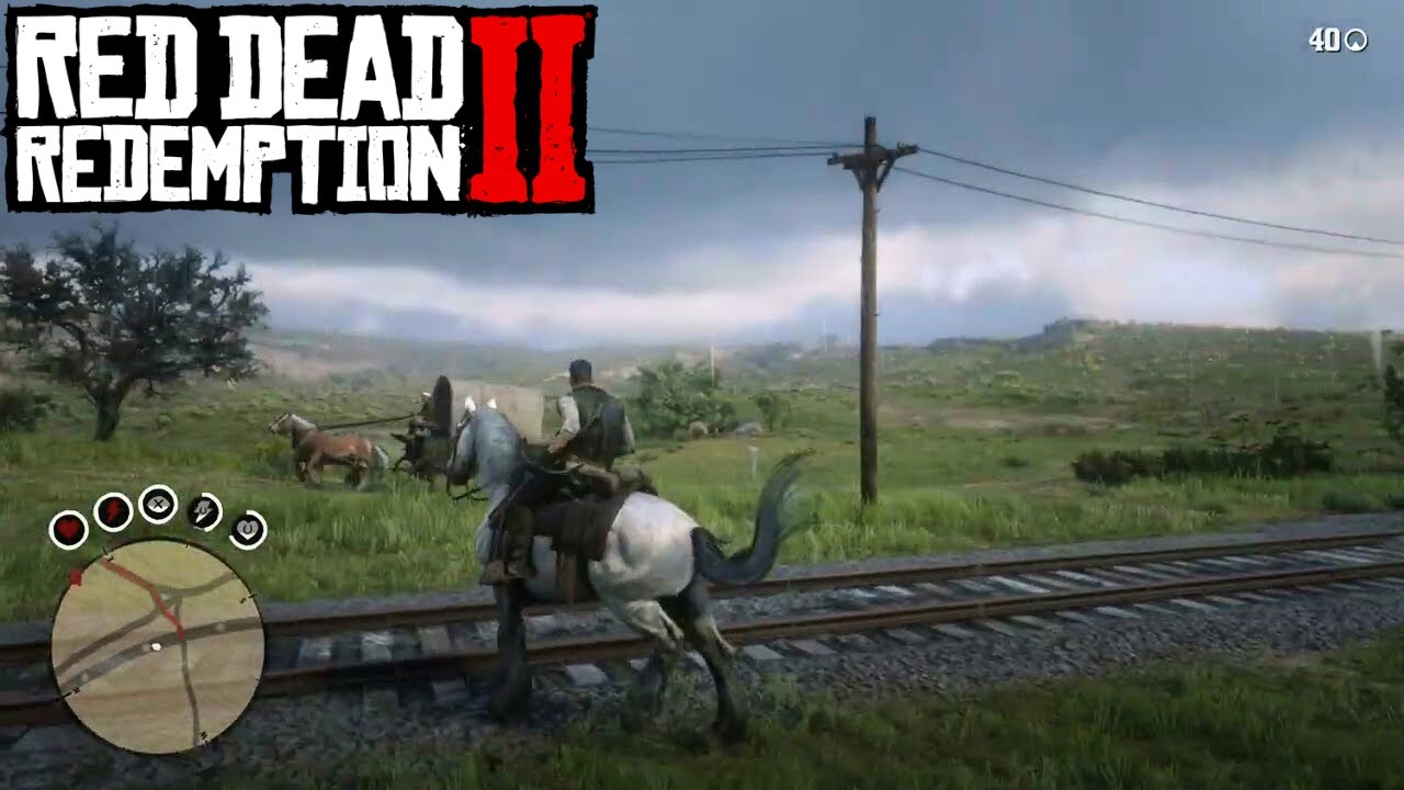 RDR 2 - Combat & Open World Free Roam Gameplay - YouTube