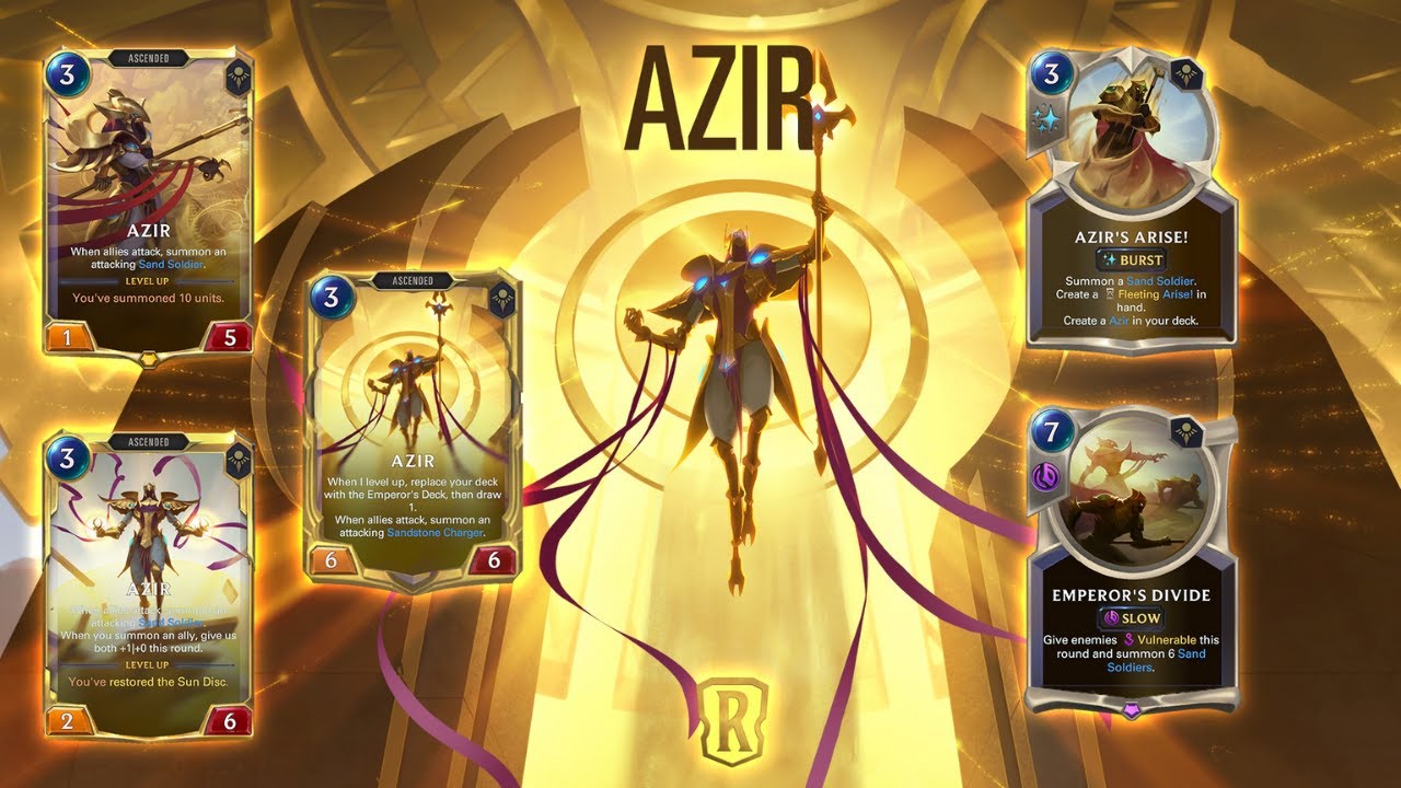 AZİR VE İMPARATORLUK DESTESİ BROKEN! Azir Tepki ve İlk İzlenim [Legends ...
