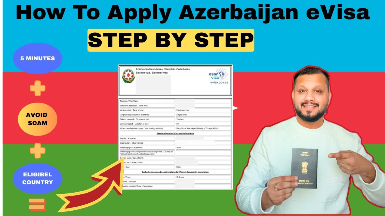 AZERBAIJAN E-Visa ( Baku ) Complete Process Step by Step | Azerbaijan Visa 2025 Step by Step ...
