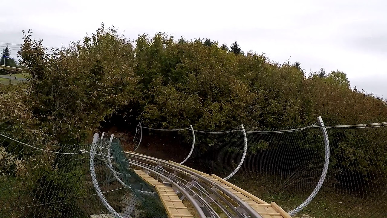 Ski Ghimes - summer bobsleigh track - YouTube