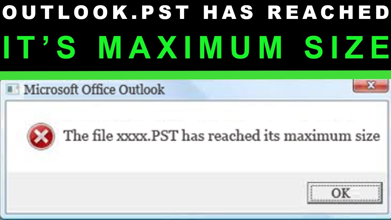 Outlook Pst Has Reached Its Maximum Size Windows 10 YouTube outlook-pst-has-reached-its-maximum-size-windows-10-youtube