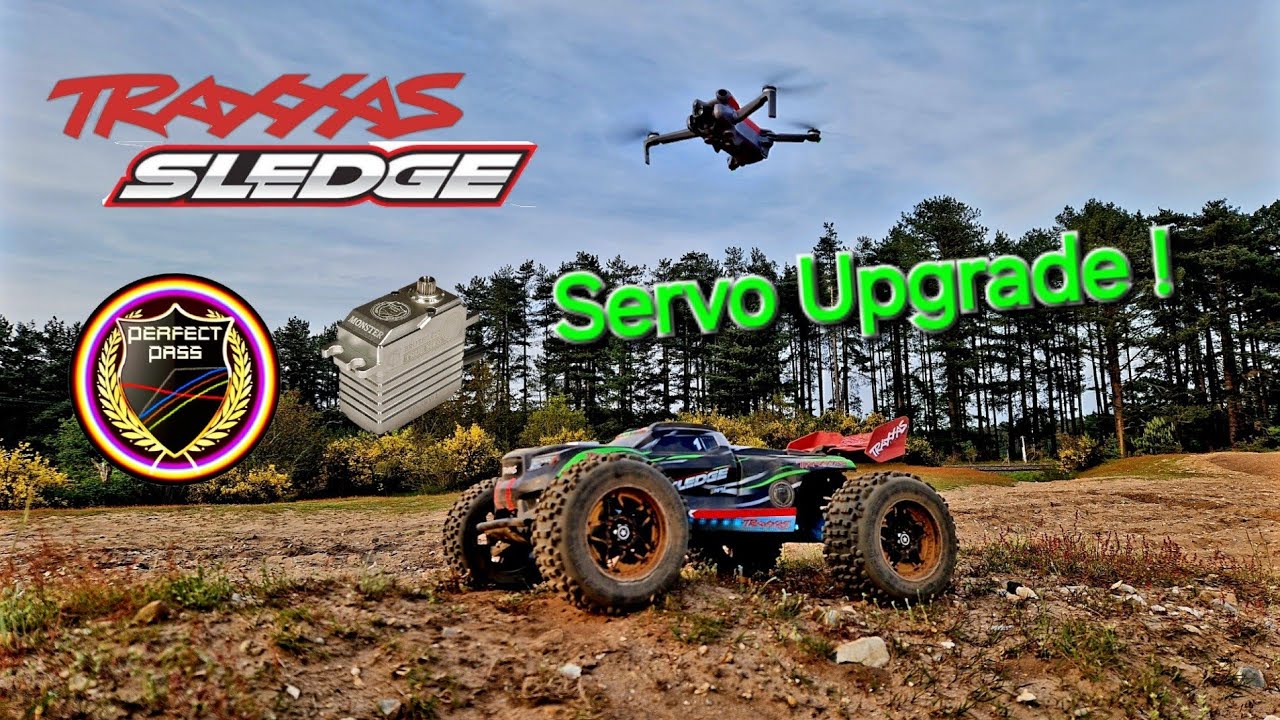 Perfect Pass Servo Upgrade - Traxxas Sledge at the MX Track - YouTube