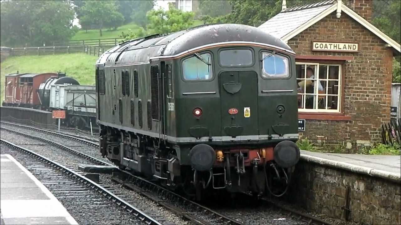 NYMR North Yorkshire Moors Railway Part 2 D5061 24061 and Heritage DMU ...