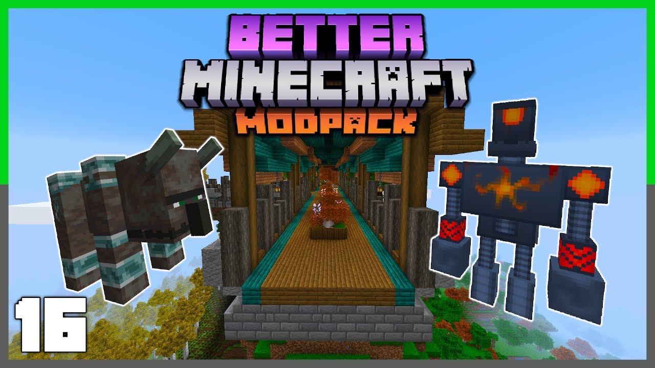 The Worlds Longest Raid!? | Better Minecraft Modpack Ep 16 - YouTube