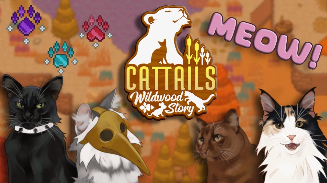 I Led a Warrior Cat Colony! Cattails: Wildwood Story first impressions - YouTube