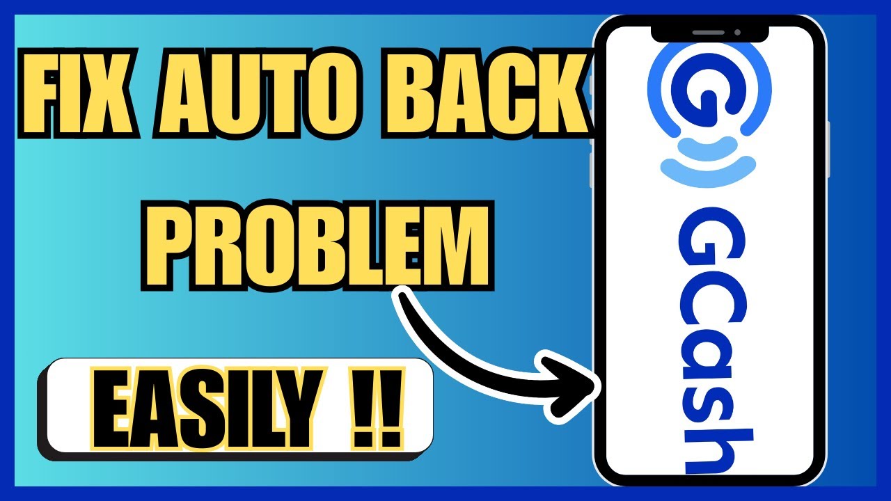 How To Fix GCash App Auto Back Problem (2026) - YouTube