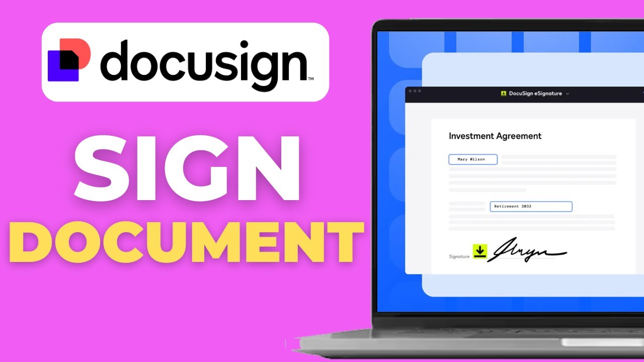 How to Sign a DocuSign Document Full 2025 Guide - YouTube